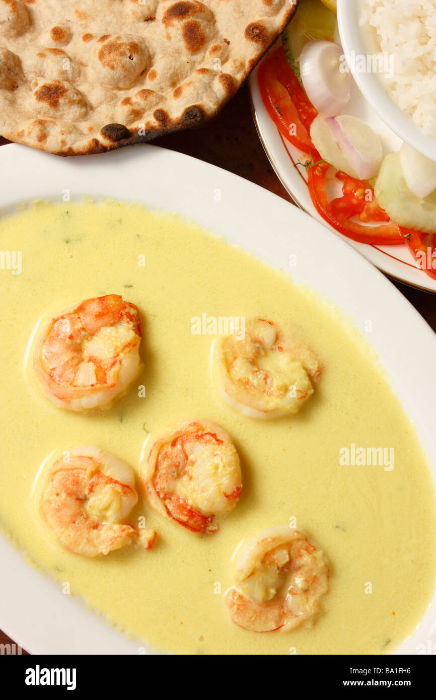 Indian non veg prawn curry hi-res stock photography and images - Alamy