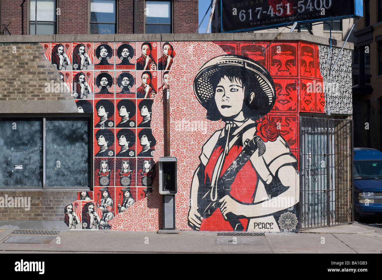 Shepard fairey graffiti hi-res stock photography and images - Alamy