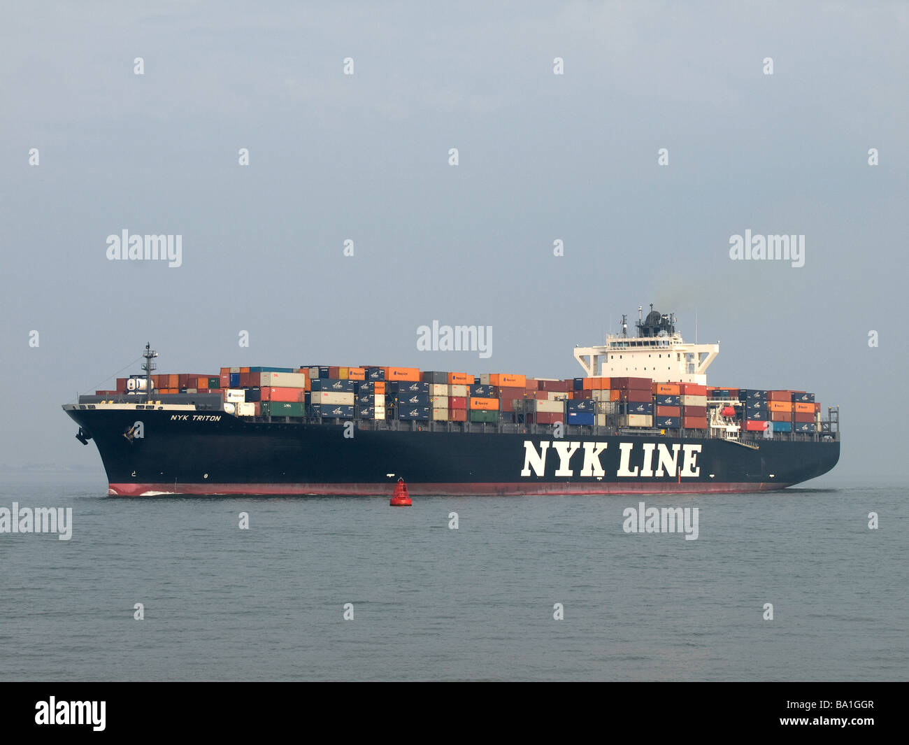 Container ship NYK Triton arriving at Southampton UK Stock Photo - Alamy