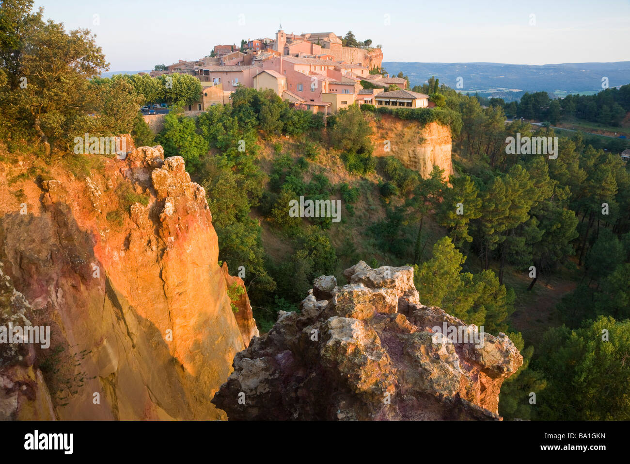 Roussillon Vaucluse Provence France Stock Photo - Alamy