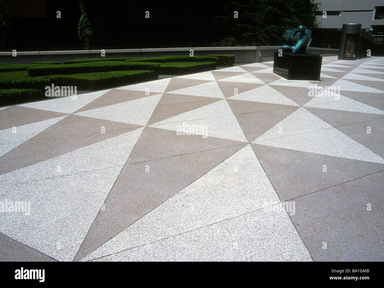 triangle tile terrazo floor geometry pattern math repetition shape form ...