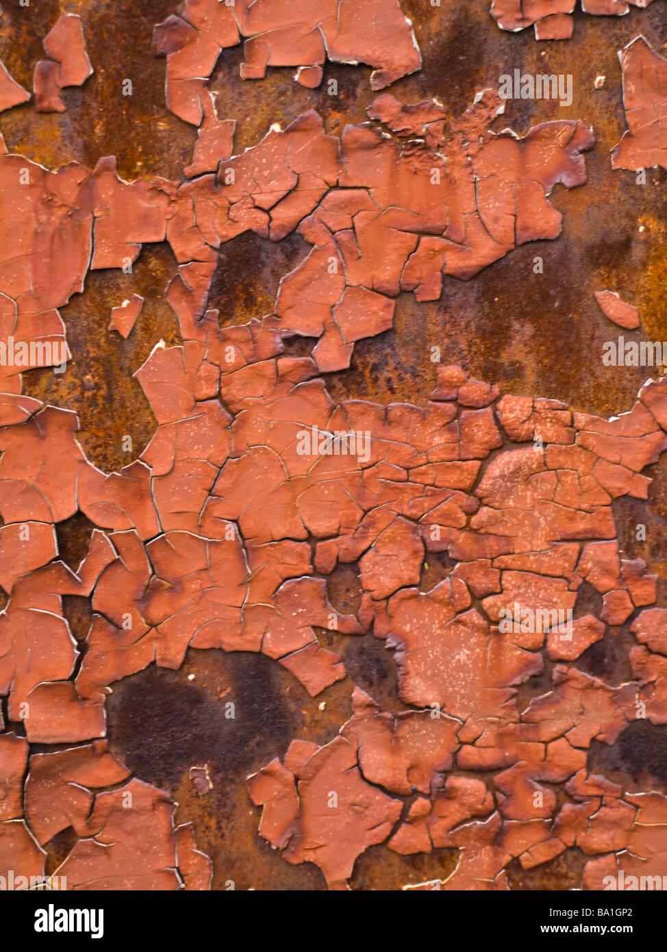 Red Rusted Metal Texture Pattern Flaked Red Paint Stock Photo - Alamy