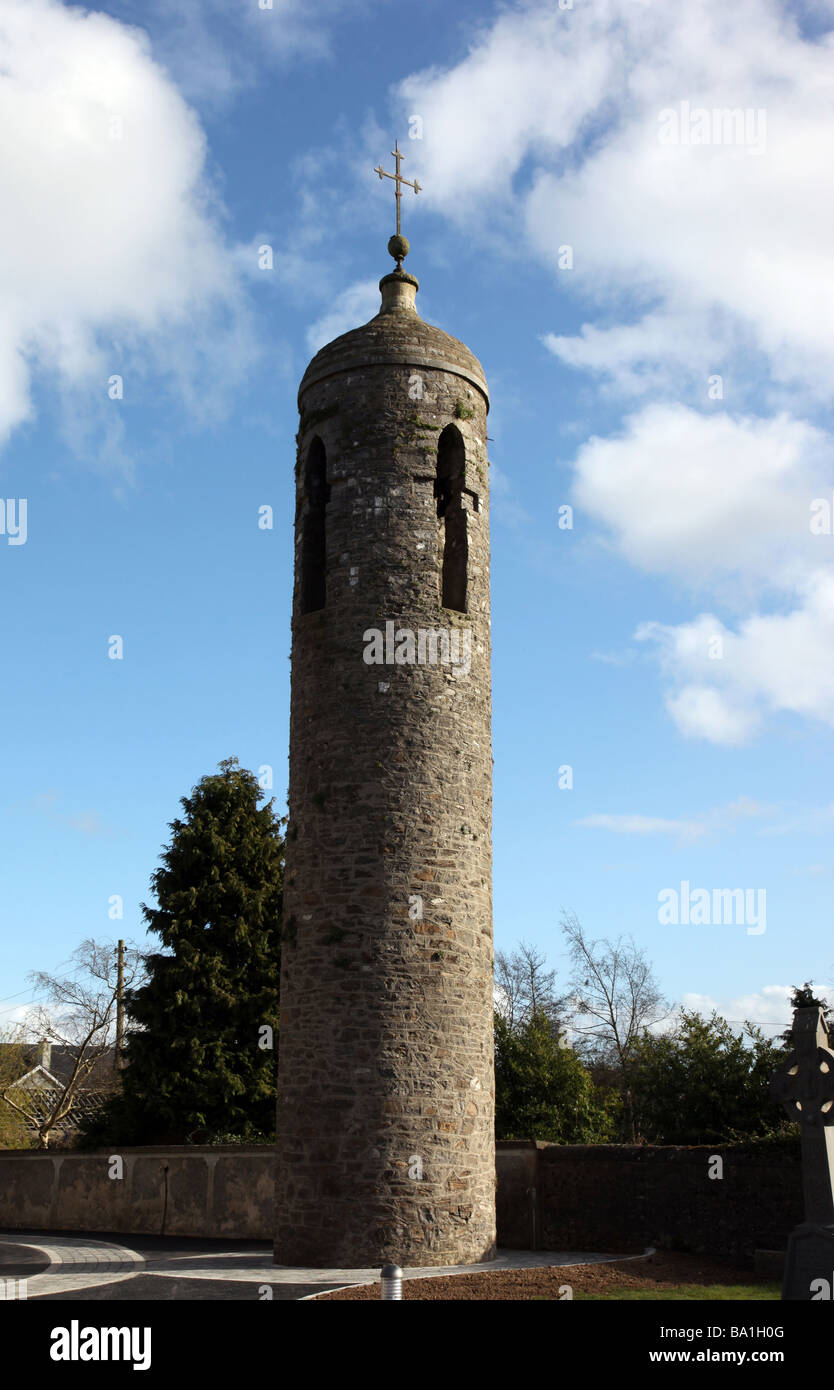 Irish Round Tower St Patrick s Church Slane Ireland Stock Photo - Alamy