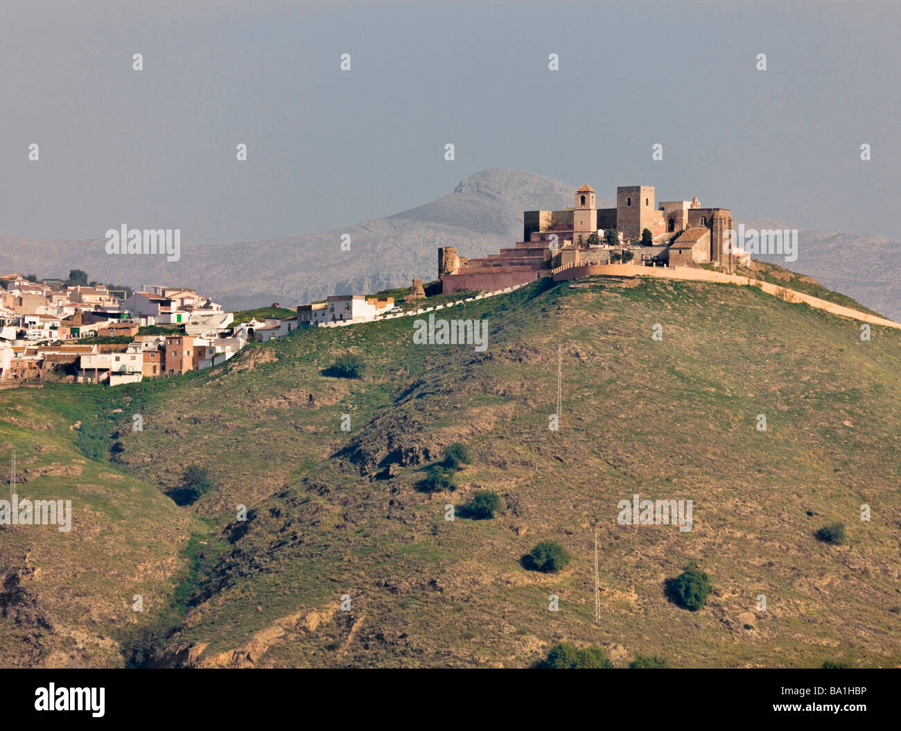 Alora castle, Costa del Sol, Malaga Province, Spain, Europe Stock Photo ...