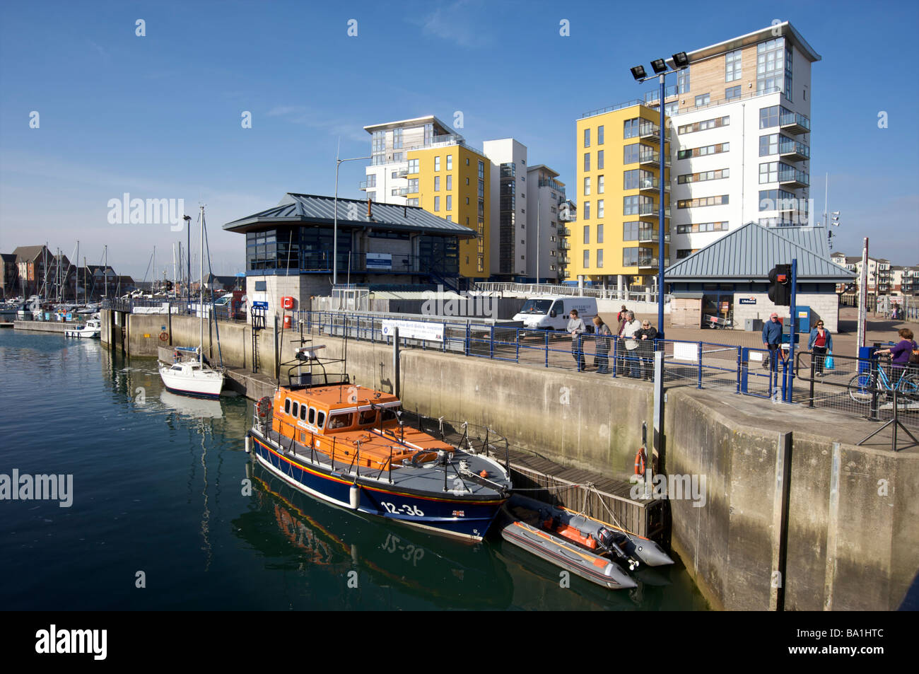 Eastbourne lock lifeboat hi-res stock photography and images - Alamy