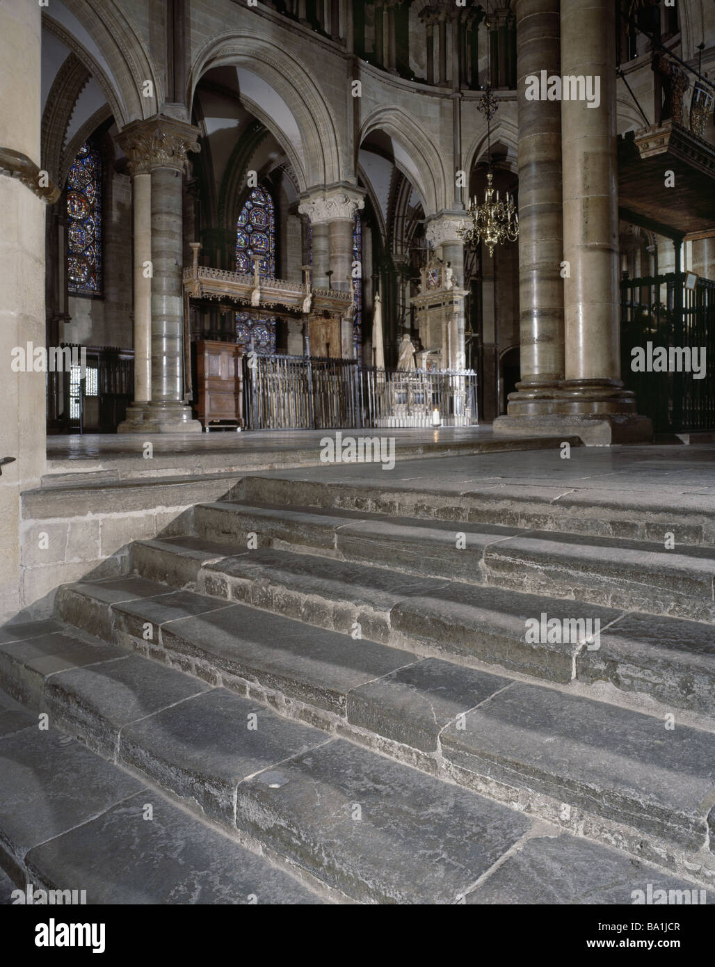 Canterbury Cathedral Pilgrims Steps Stock Photo - Alamy