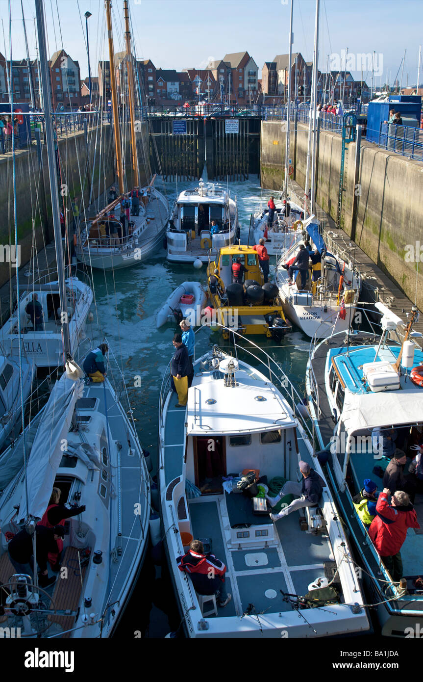Eastbourne Lock Marina Boat High Resolution Stock Photography and ...