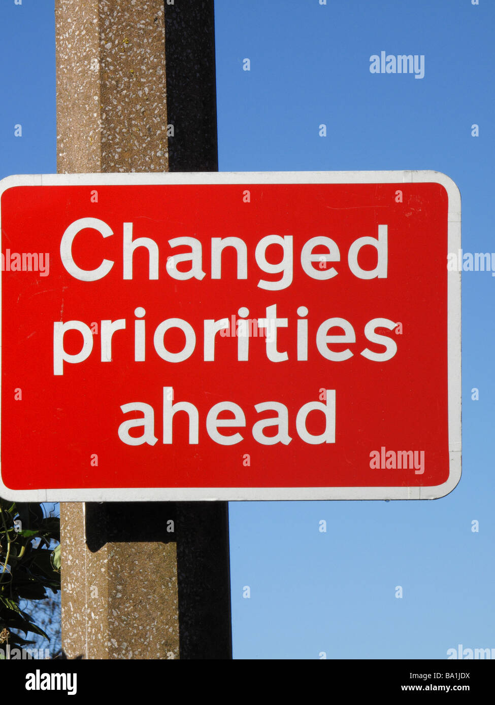 Priority Signs High Resolution Stock Photography and Images - Alamy