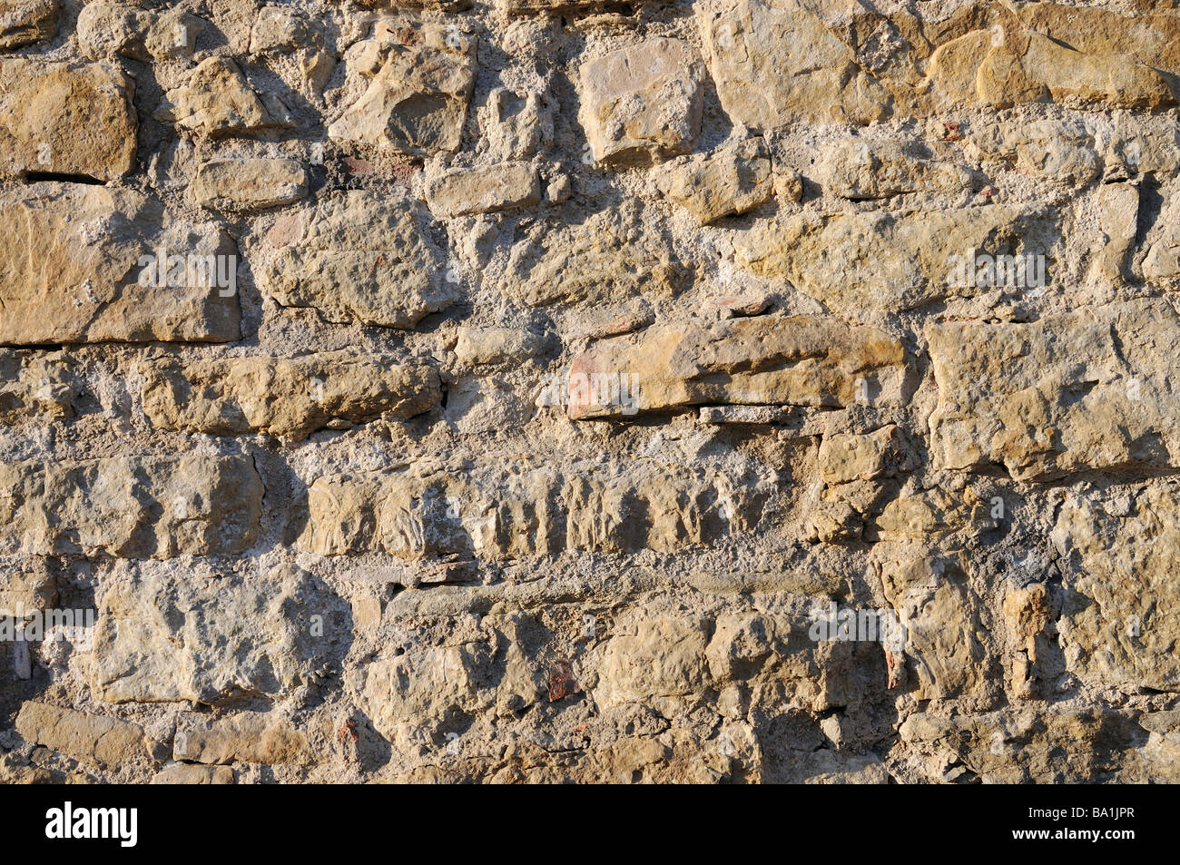Detail of wall made of stone Stock Photo - Alamy