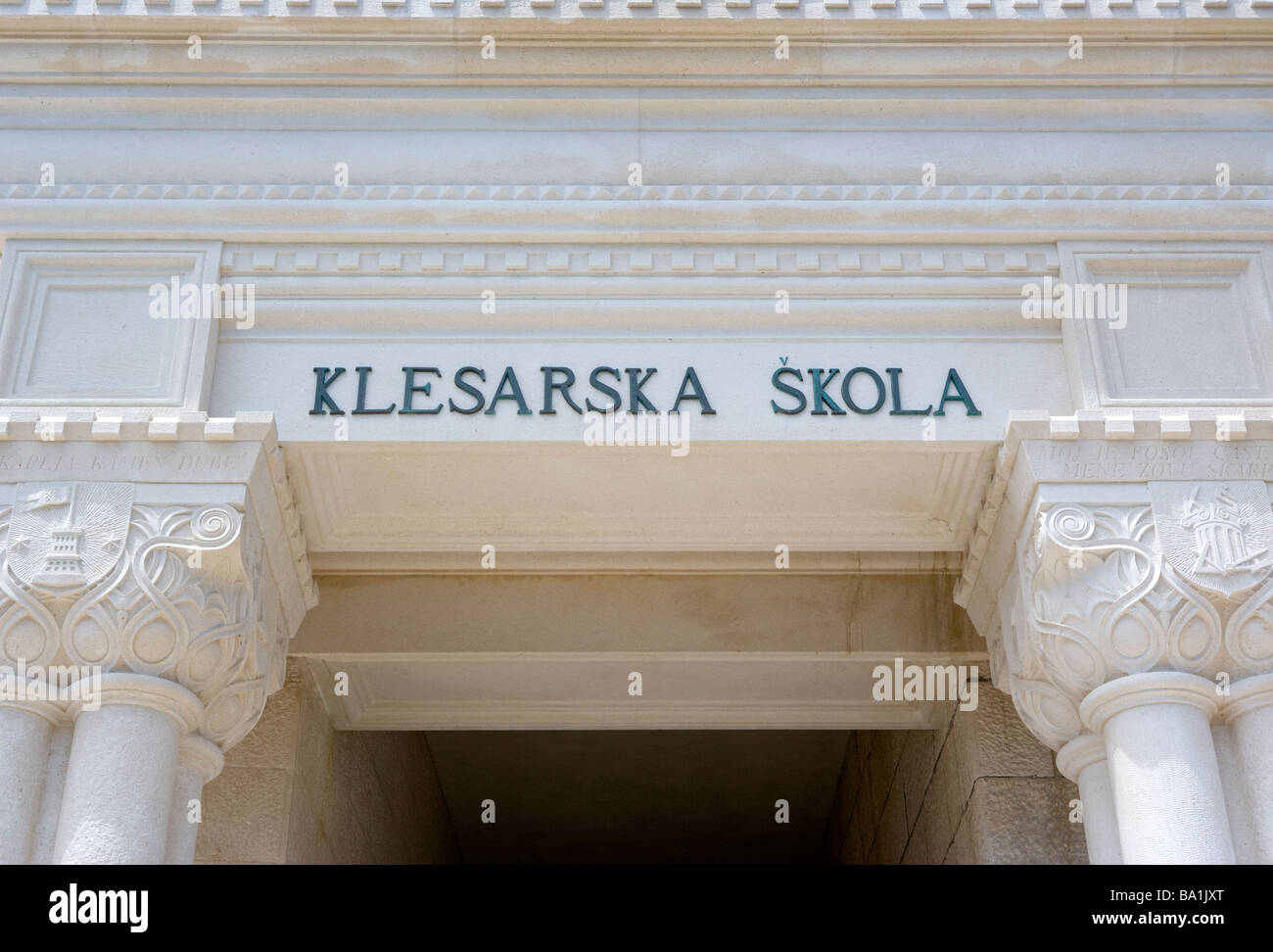 Klesarska Skola Stone Masonry School Pucisca Brac Island Dalmatia ...