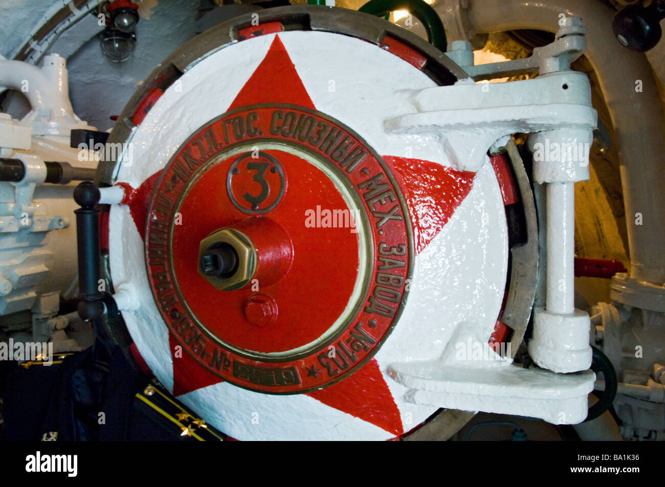 Torpedo Tube in the S 56 Submarine Museum. Vladivostok, Russia Stock ...