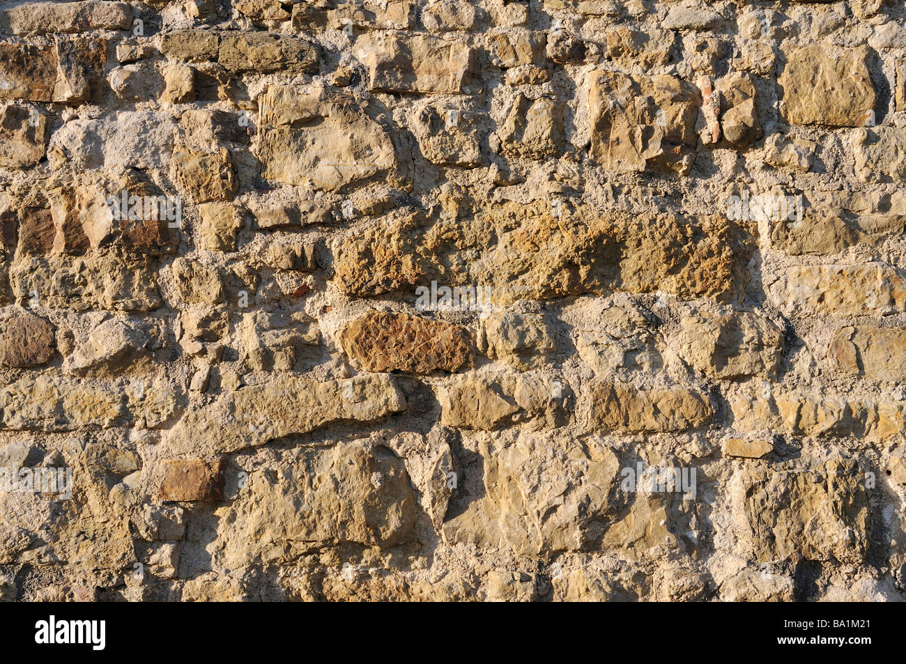 Detail of wall made of stone Stock Photo - Alamy