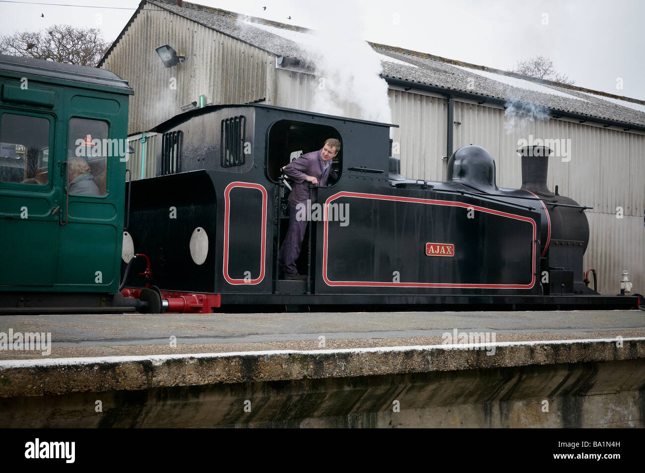 Isle of wight steam railway hi-res stock photography and images - Alamy