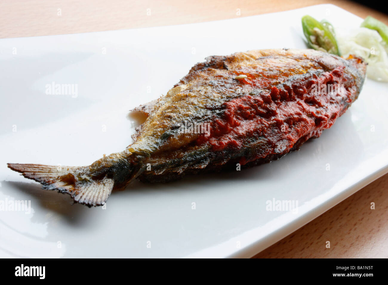 Indian non veg fish fry hi-res stock photography and images - Alamy