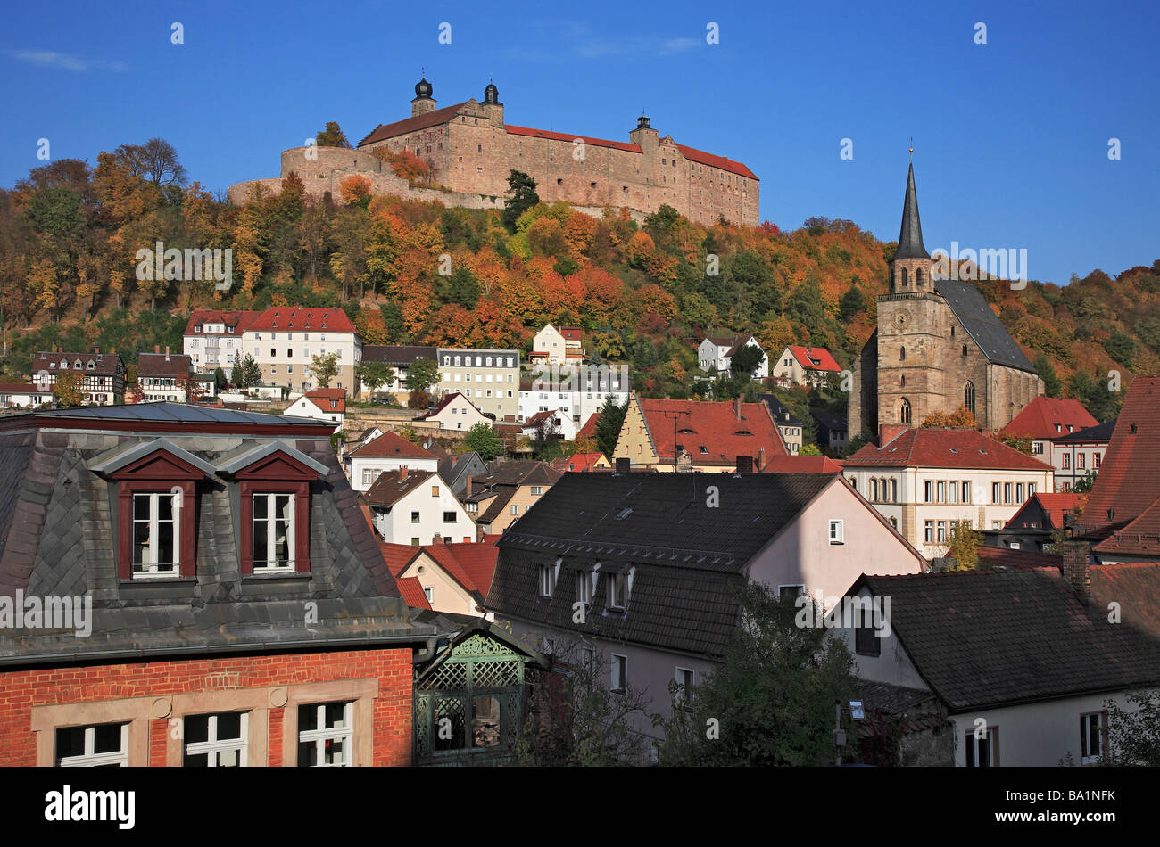 Castle Plassenburg at Kulmbach Upper Frankonia Bavaria Germany Stock ...