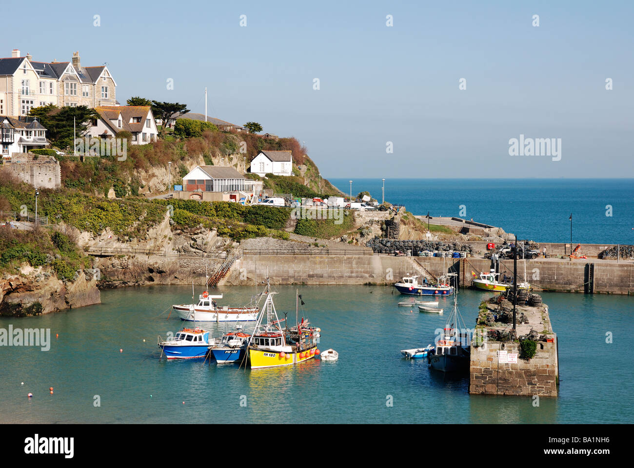 Newquay Harbour Cornwall High Resolution Stock Photography and Images ...