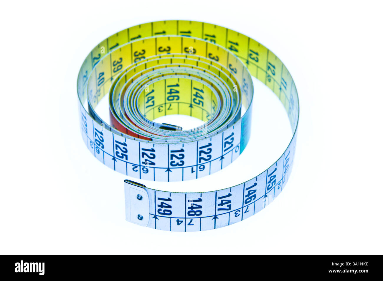 Dressmaker measure tape Cut Out Stock Images & Pictures - Alamy