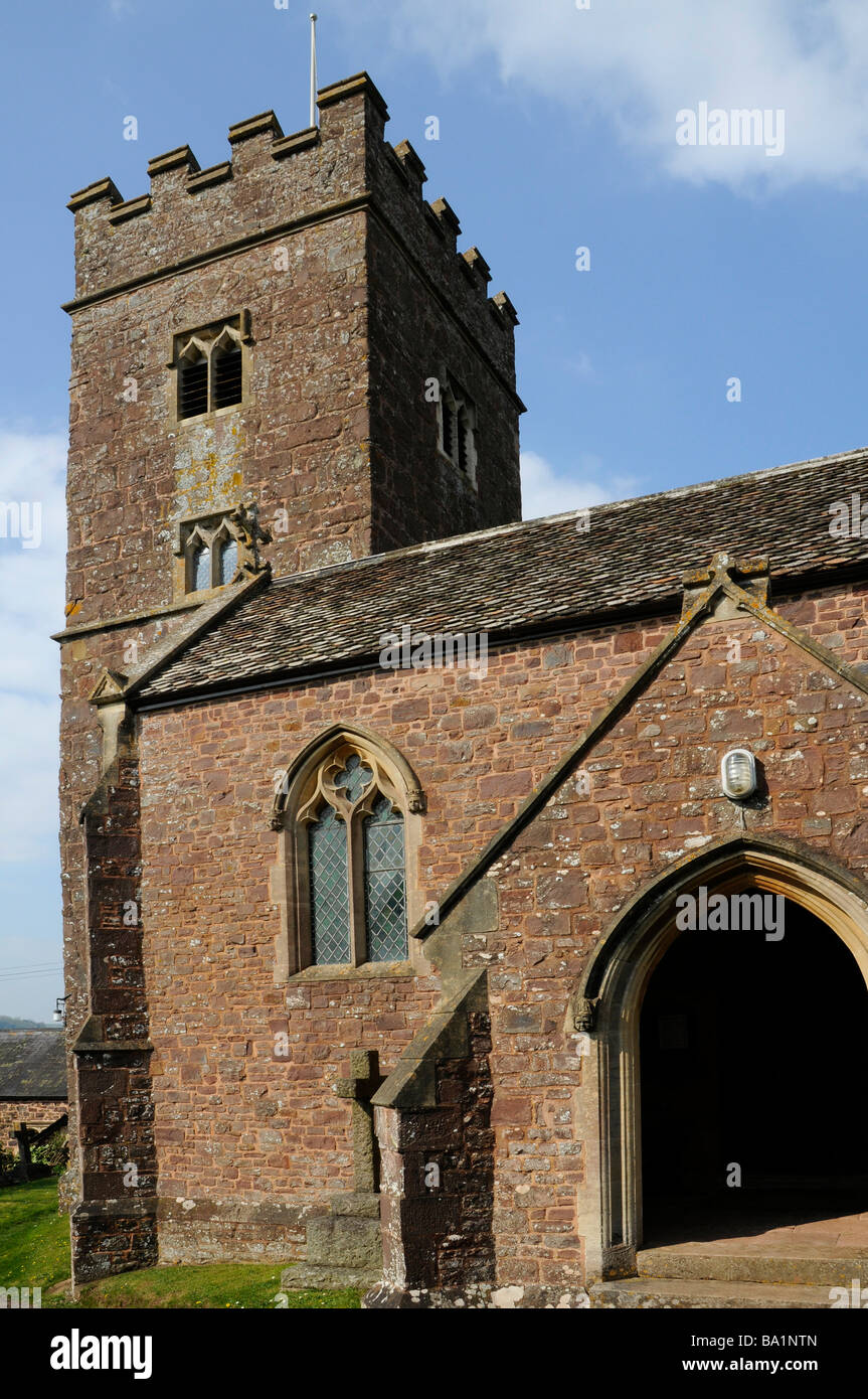 The church of St Mary, the parish chuch of Bickleigh near Tiverton in ...