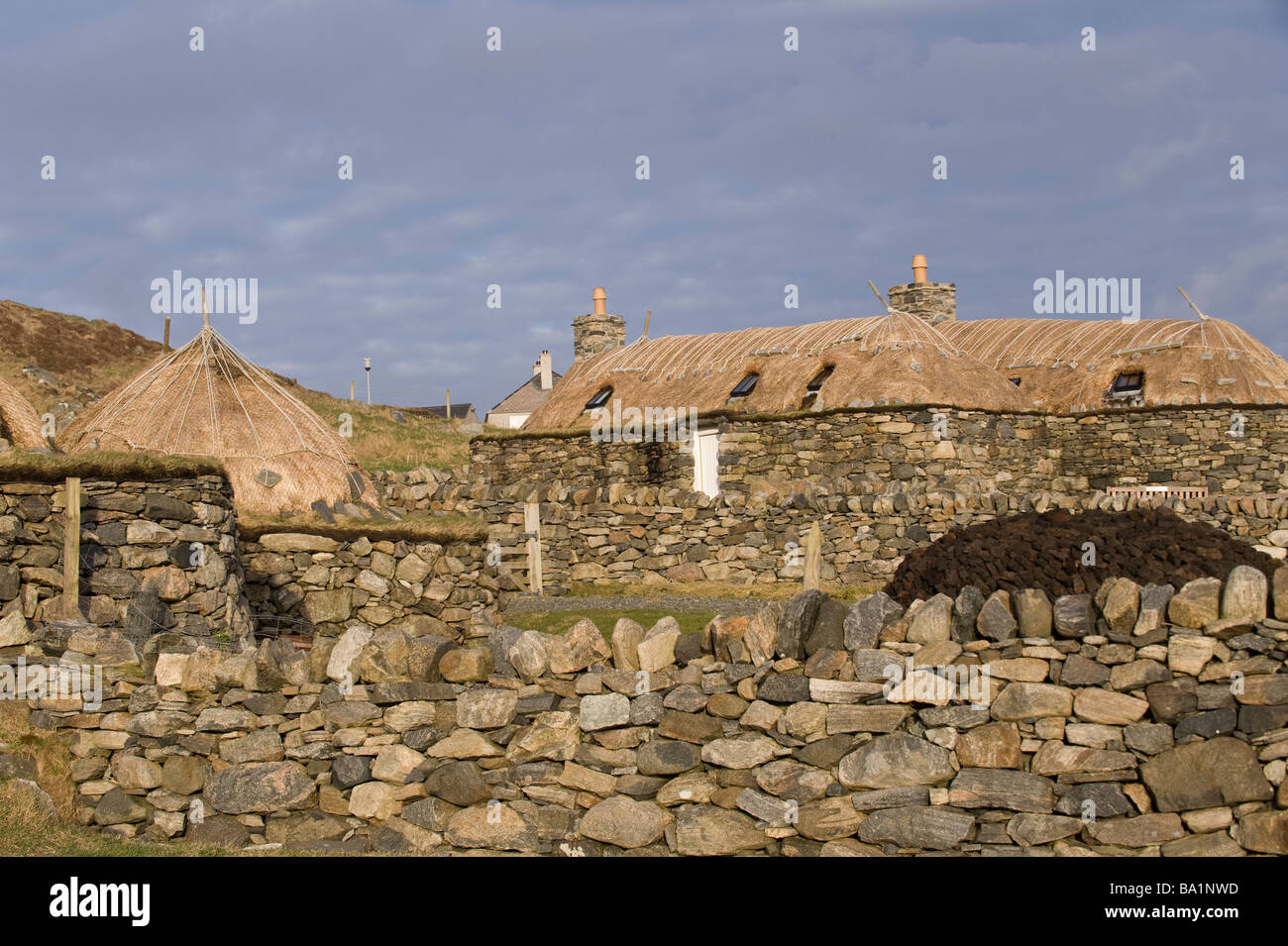 Gearrannan village Carlabhagh (Carloway) West Lewis Outer Hebrides ...