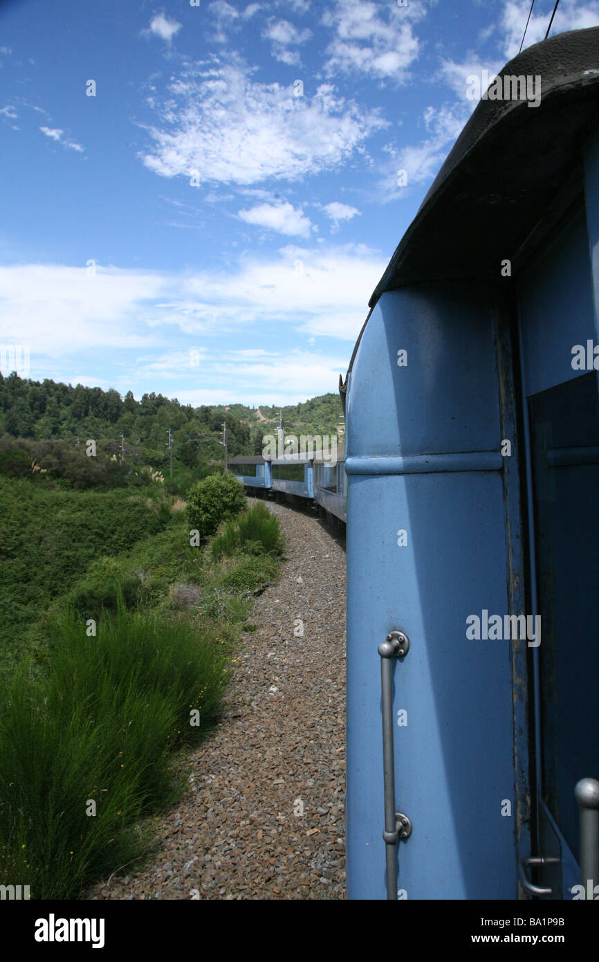 the overland train new zealand Stock Photo - Alamy