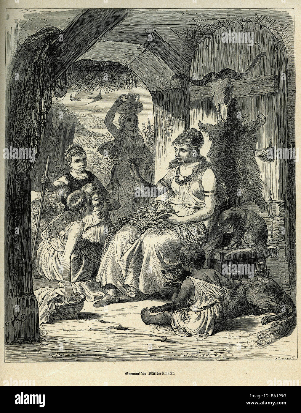 Ancient world germanic germanic woman hi-res stock photography and ...