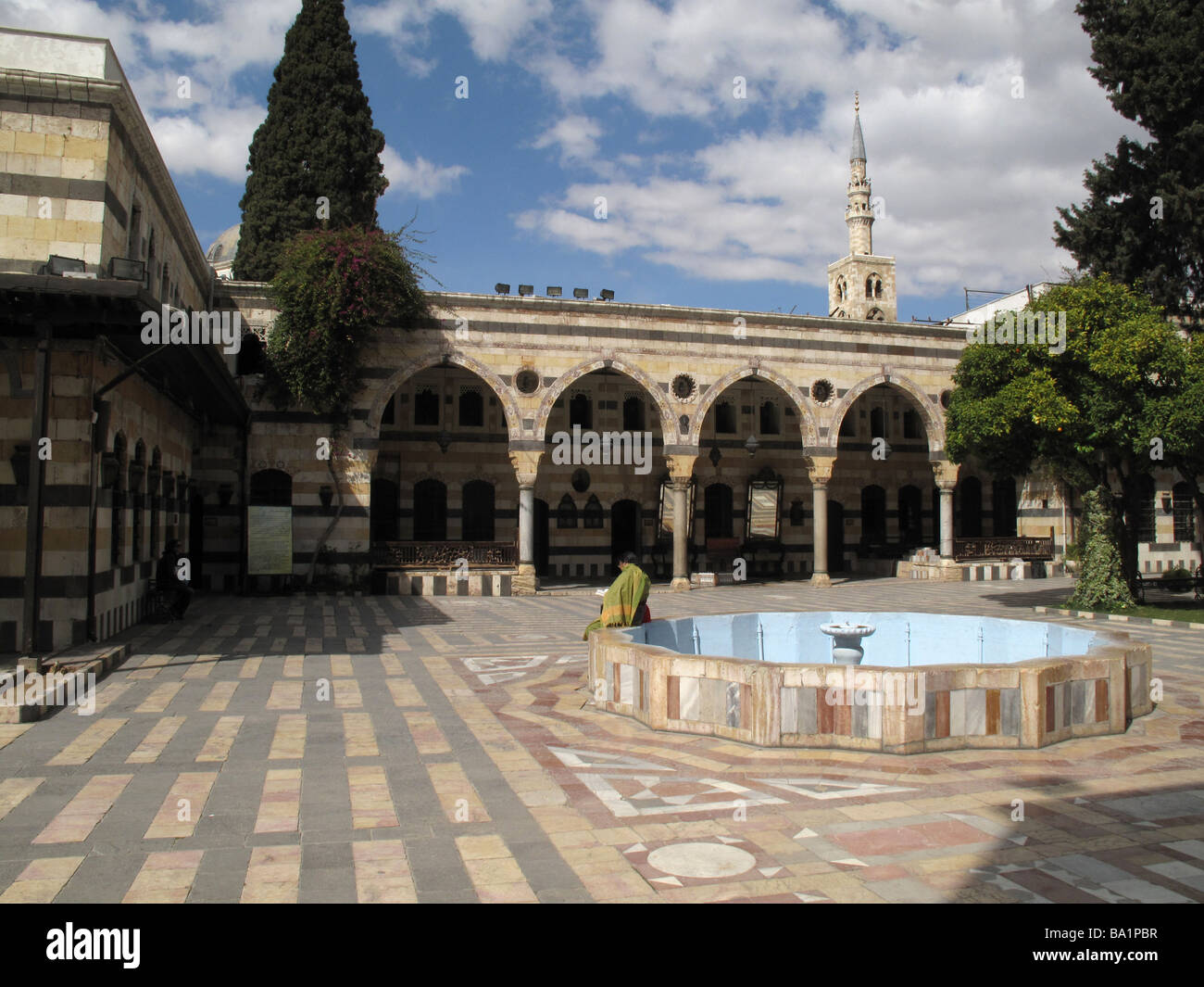Azm Palace Damascus SYRIA Palacio Azem Damasco SIRIA Stock Photo - Alamy