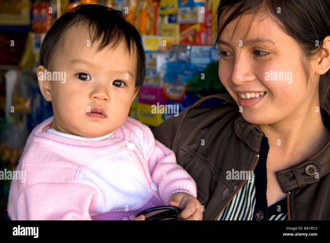 Vietnamese mother and child in Hoi An Vietnam Stock Photo - Alamy