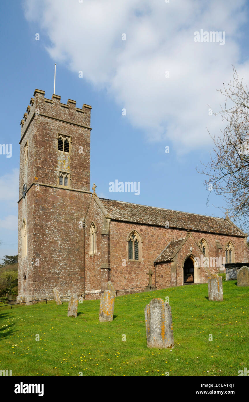 The church of St Mary, the parish chuch of Bickleigh near Tiverton in ...
