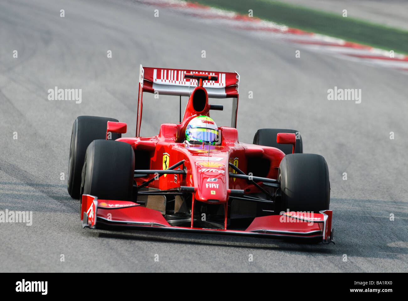 Felipe MASSA in the Ferrari F60 car during Formula One testing sessions ...