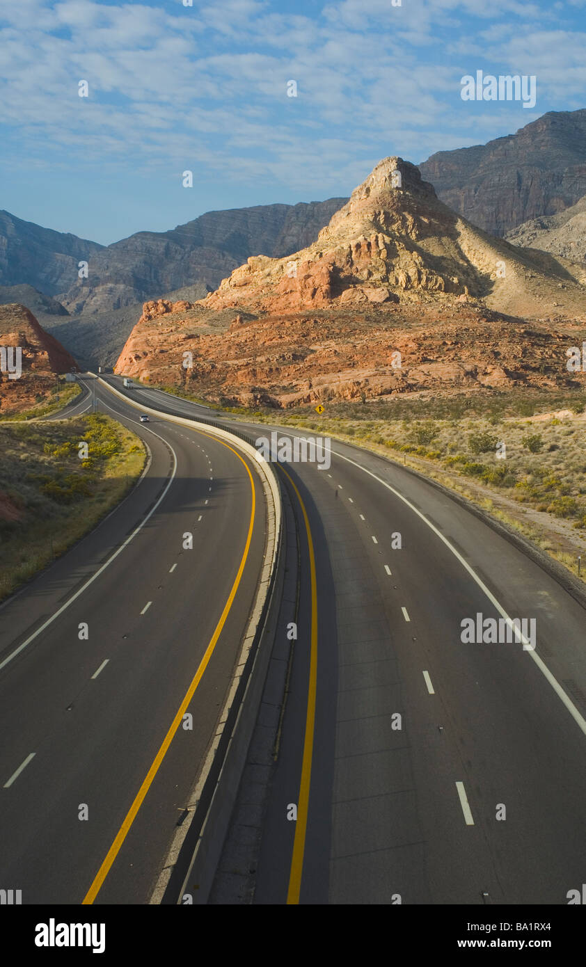 Interstate 15 in the northwest corner of Arizona Stock Photo - Alamy