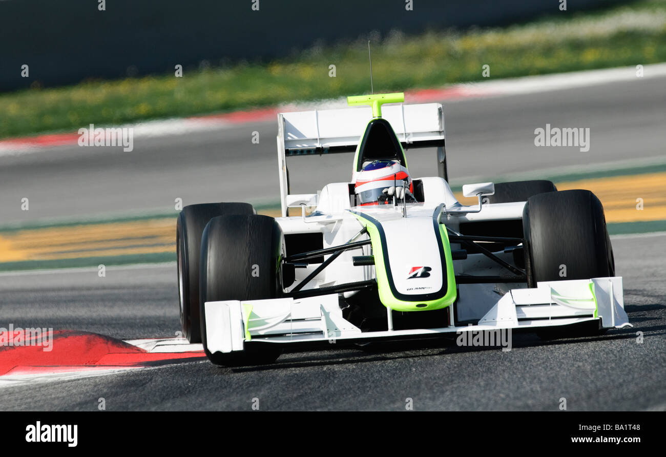 Rubens BARRICHELLO in the Brawn GP BGP 001 car during Formula One ...