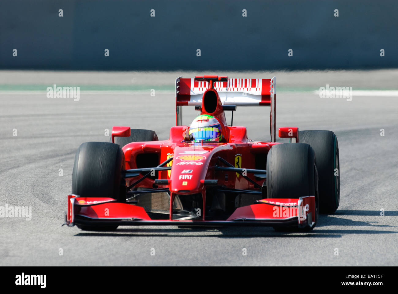 Felipe MASSA in the Ferrari F60 car during Formula One testing sessions ...