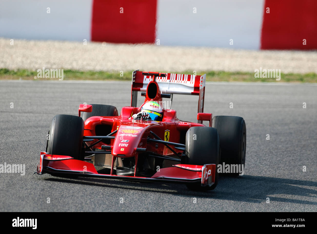 Felipe MASSA in the Ferrari F60 car during Formula One testing sessions ...