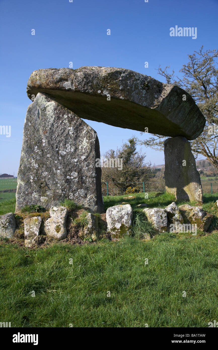 Ballykeel tripod dolmen portal tomb south county armagh northern ...
