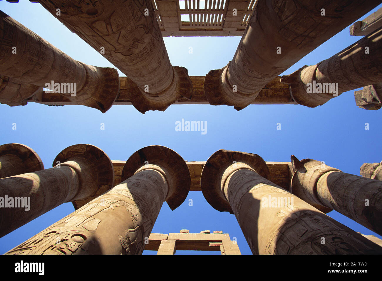 Rock Art on Pillars Stock Photo - Alamy