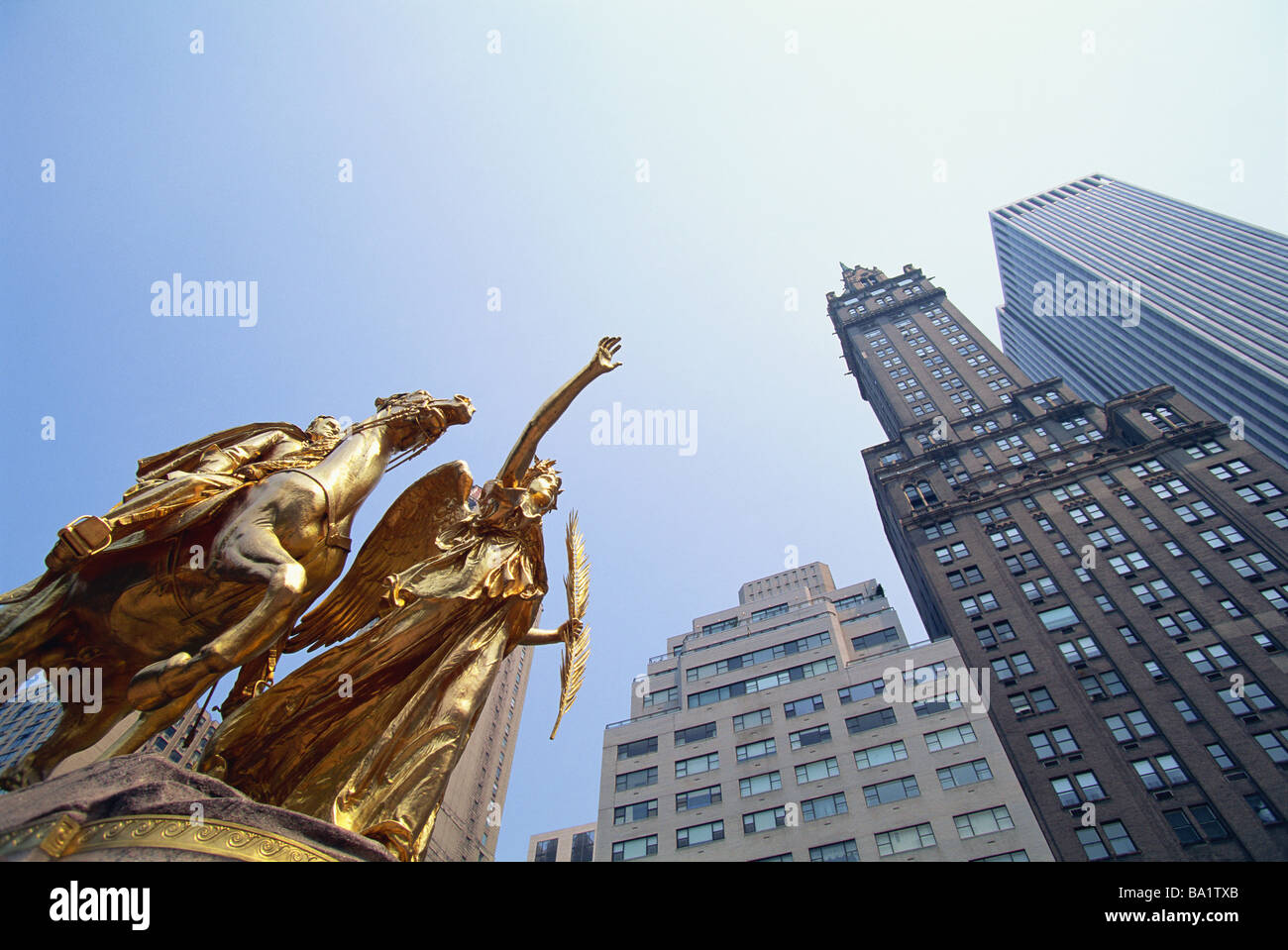Augustus Saint-Gaudens Statue Stock Photo - Alamy