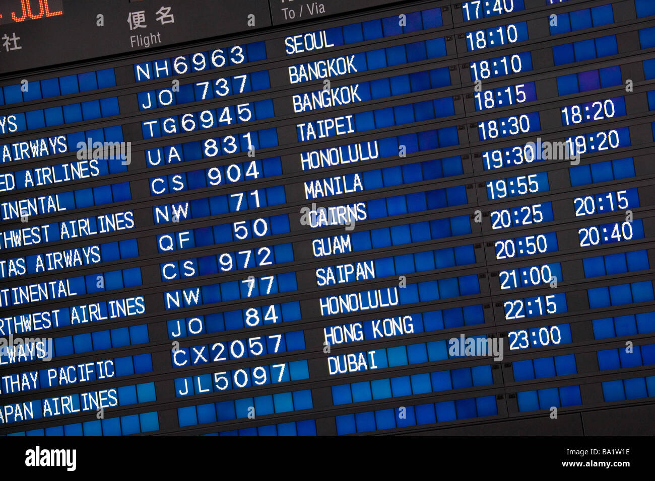 Electronic bulletin board hi-res stock photography and images - Alamy