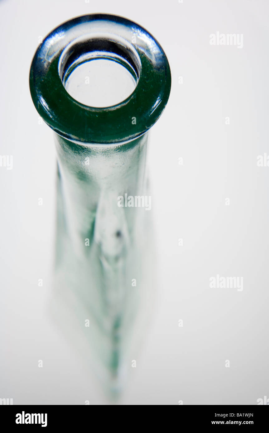 Abstract wide angle view from above of a decorative glass vase Stock ...