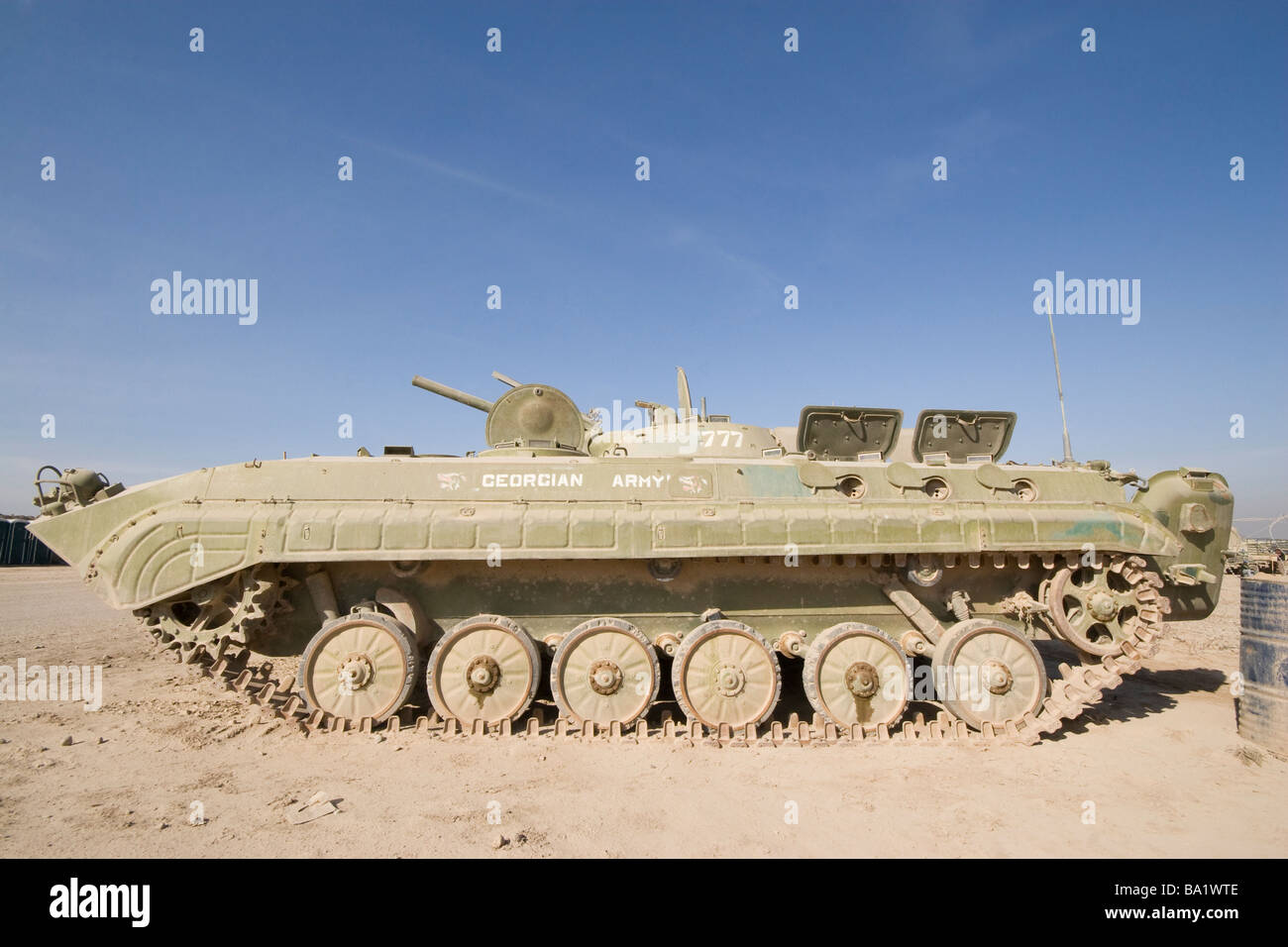 Georgian Army light tank Stock Photo - Alamy