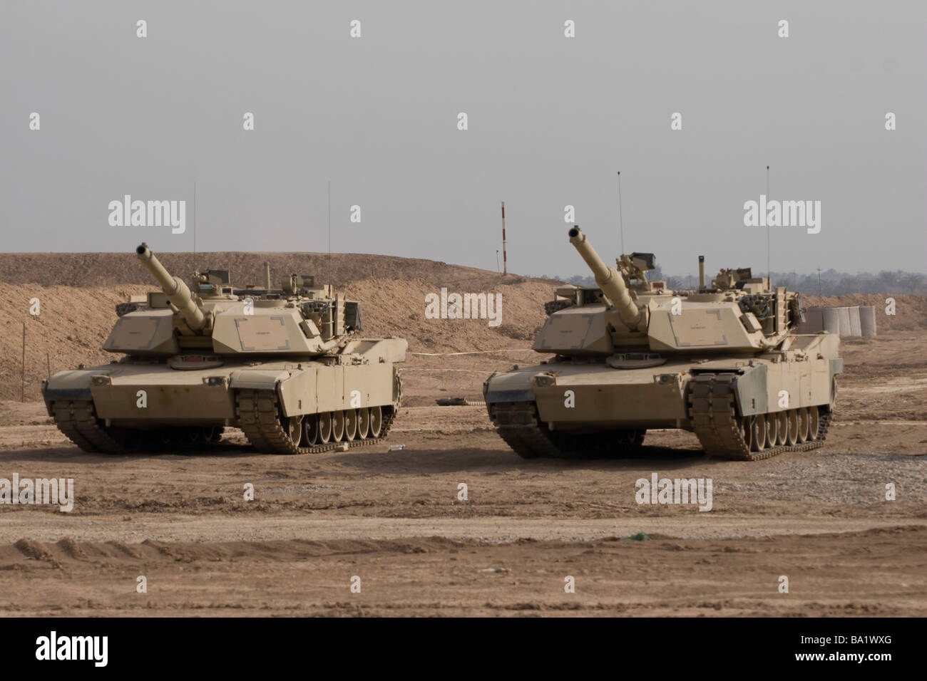 Baqubah, Iraq - M1 Abrams tank at Camp Warhorse Stock Photo - Alamy