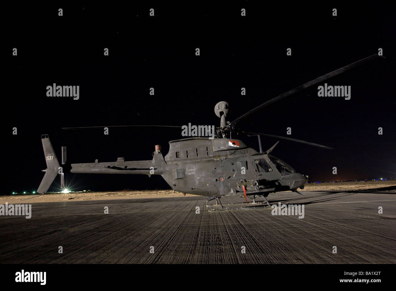 Kiowa Helicopter Firing