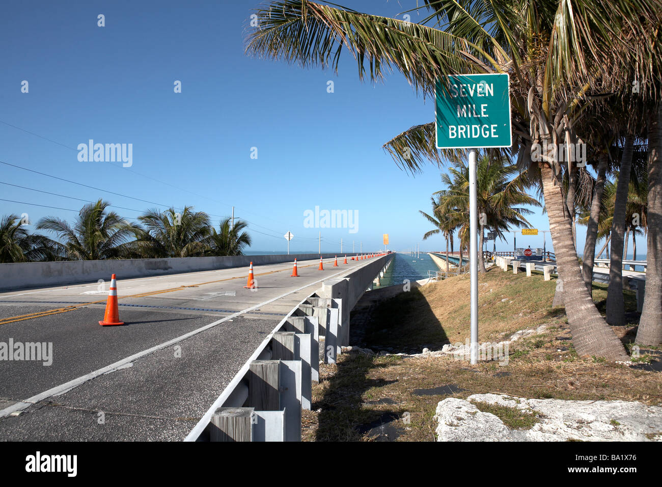 USA Florida Keys Seven Mile Bridge Stock Photo - Alamy