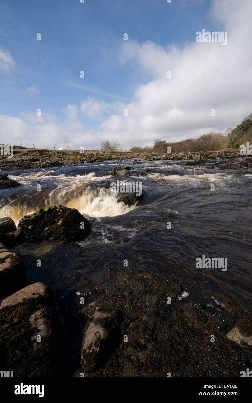 Low Force Waterfall Stock Photo - Alamy