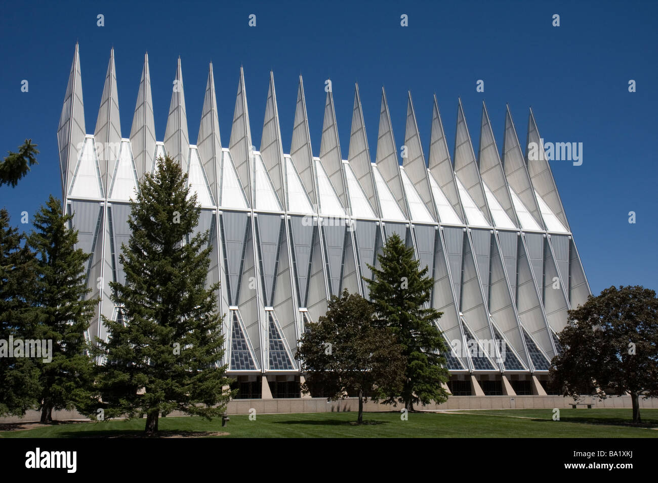 Air Force Academy Chapel Stock Photo - Alamy