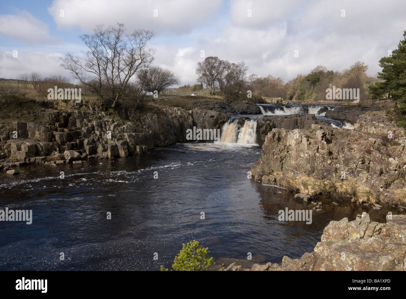 Low Force Waterfall Stock Photo - Alamy