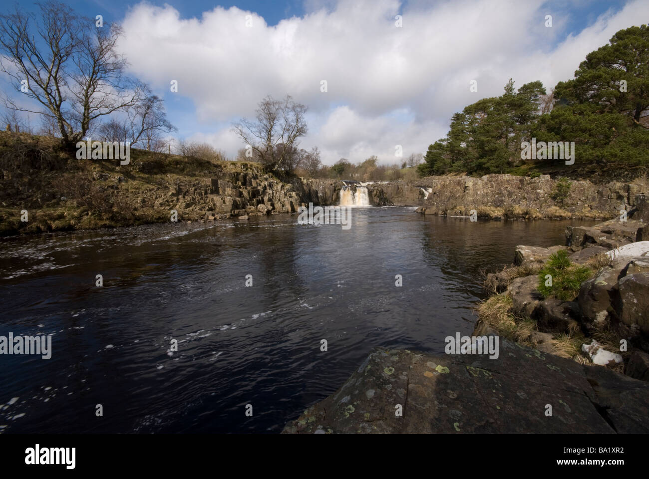 Low Force Waterfall Stock Photo - Alamy