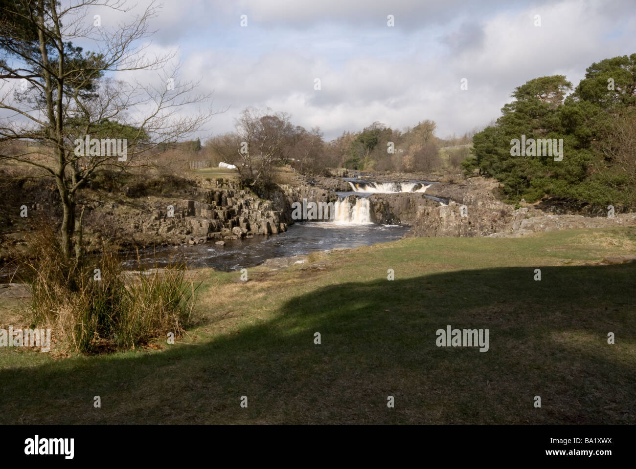 Low Force Waterfall Stock Photo - Alamy