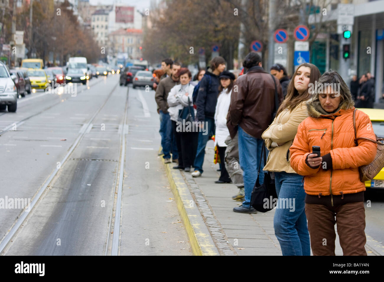 Bulgarian bus stop hi-res stock photography and images - Alamy