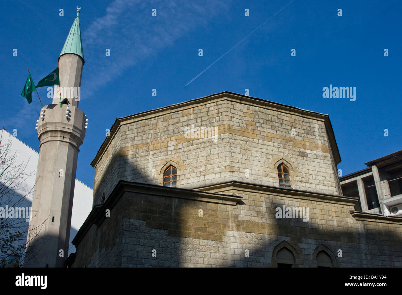 Bayrakli Mosque in Belgrade Serbia Stock Photo - Alamy