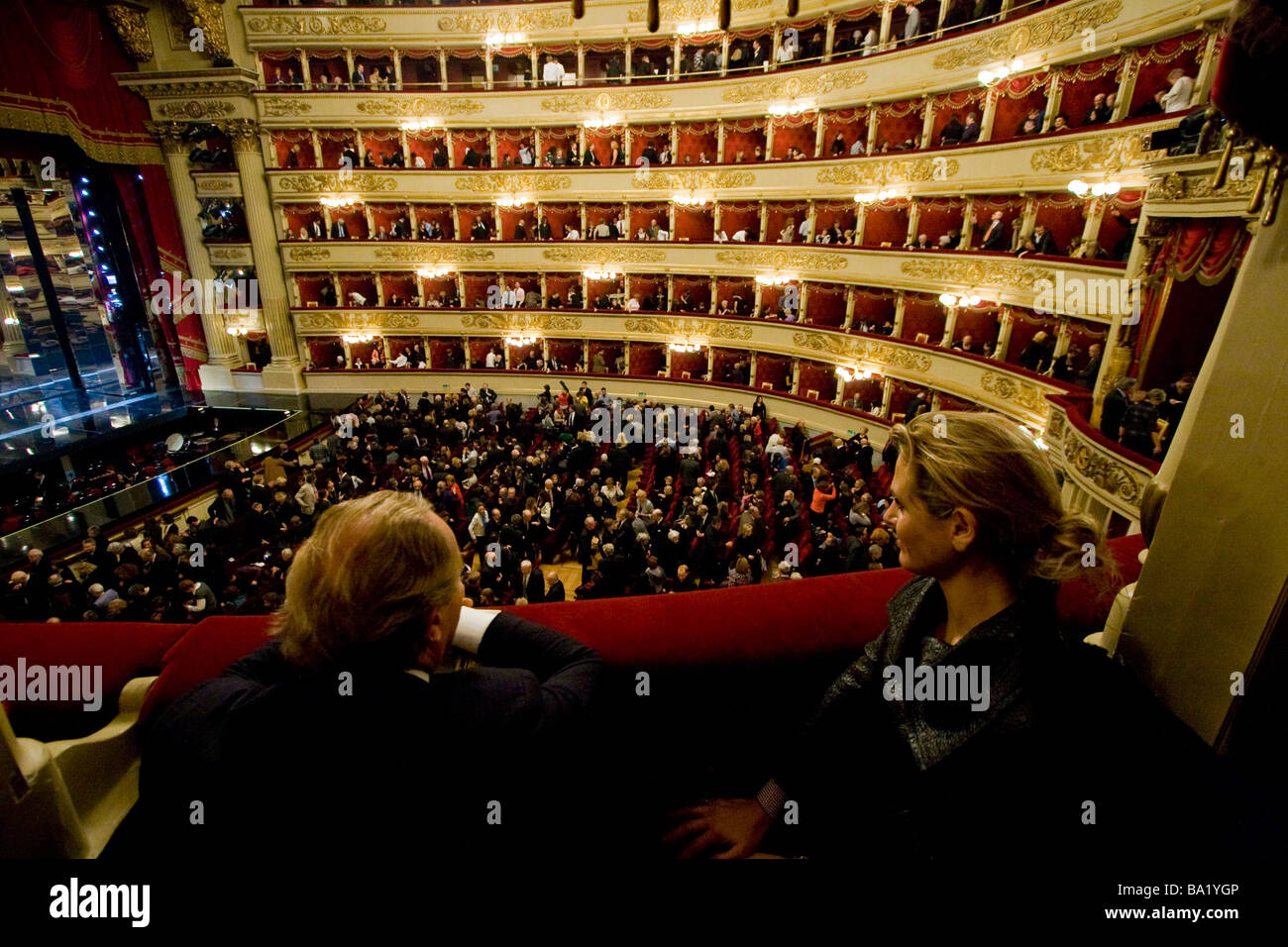 La Scala Opera House in Milan Italy Stock Photo - Alamy